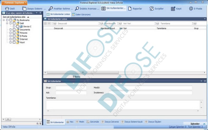 07 | DIFOSE Adli Bilişim, Veri Kurtarma ve Elektronik Arama Hizmetleri
