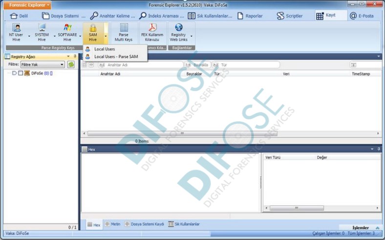 13 | DIFOSE Adli Bilişim, Veri Kurtarma ve Elektronik Arama Hizmetleri