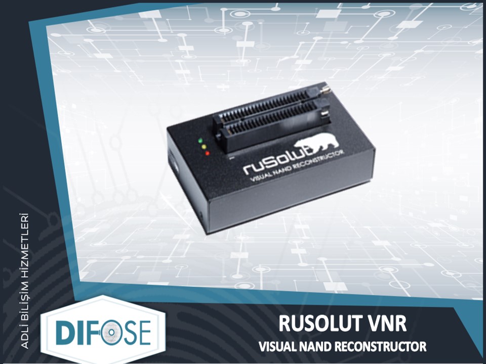RUSOLUT VNR (Visual Nand Reconstructor) | Difose Adli Bilişim, Veri Kurtarma, Elektronik Arama ...